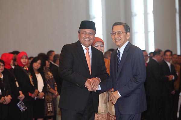 Pelantikan Perry Warjiyo sebagai Gubernur BI Periode 2018-2023