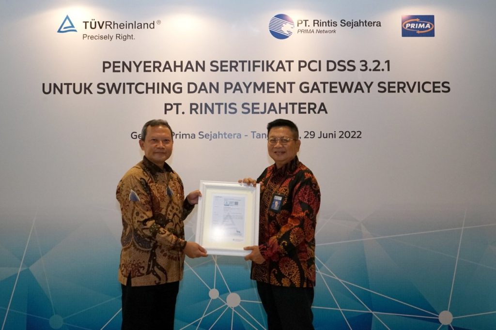 Rintis Sejahtera Raih Sertifikasi PCI DSS 3.2.1 untuk Sistem Pembayaran ...