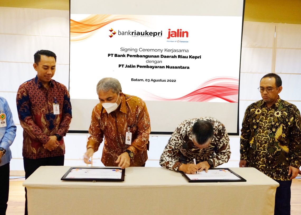 Jalin dan Bank Riau Kepri Kolaborasi Hadirkan Solusi Digital Banking | Infobanknews