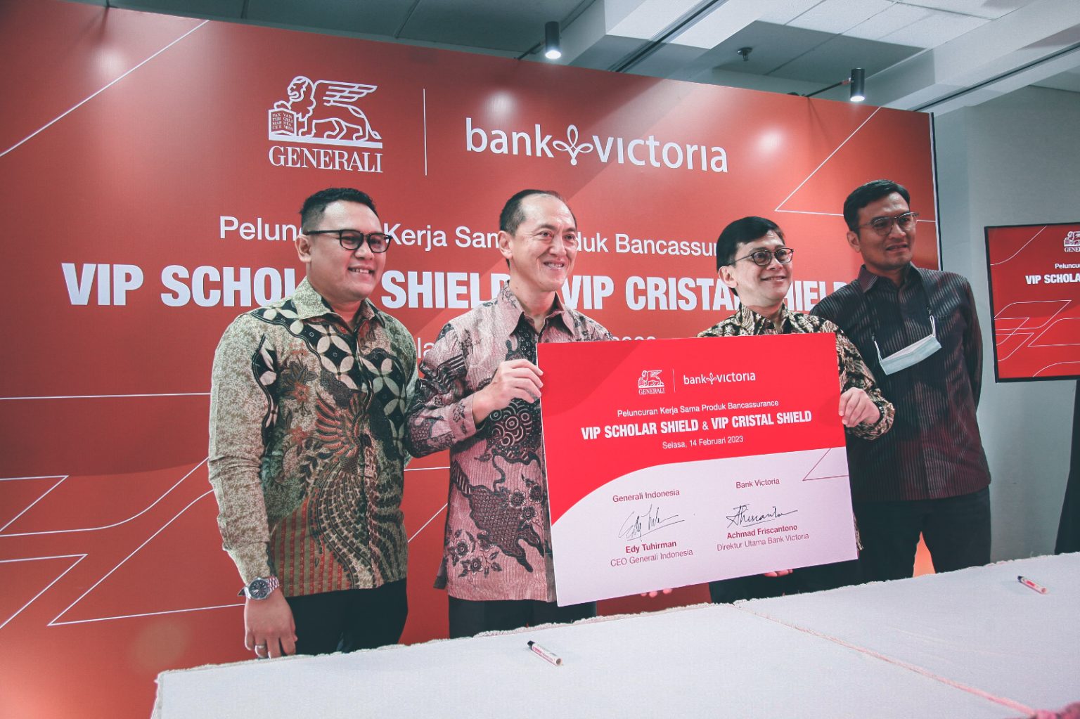 Generali Gandeng Bank Victoria Luncurkan Bancassurance | Infobanknews