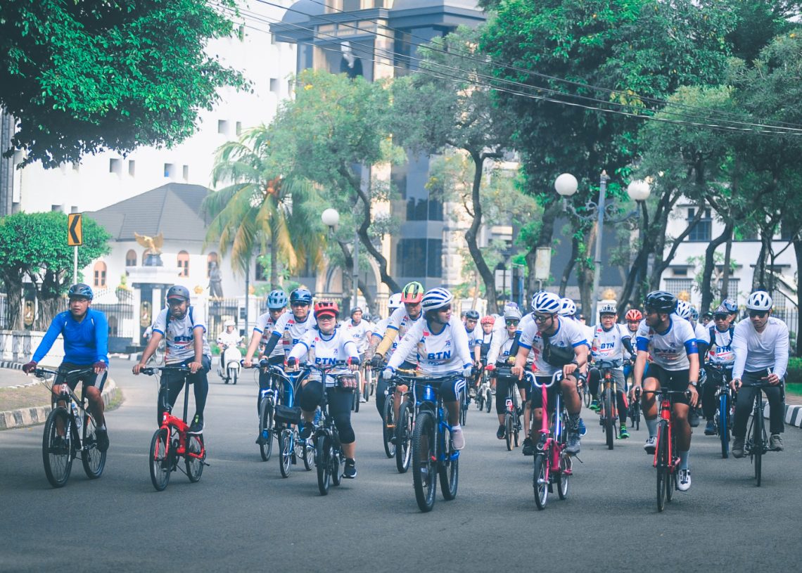 Gowes Bareng HUT Ke73 BTN | Infobanknews