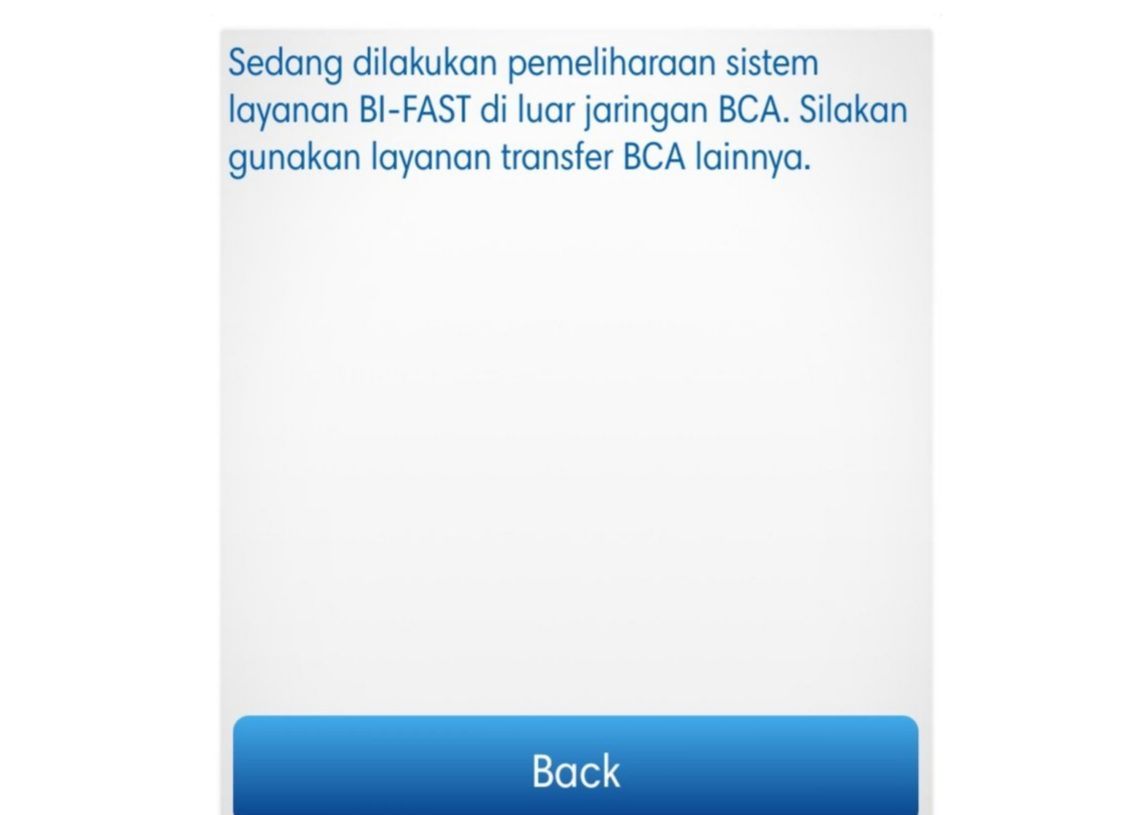BI FAST Sempat 'Ngadat' Seharian, Kini On Kembali | Infobanknews