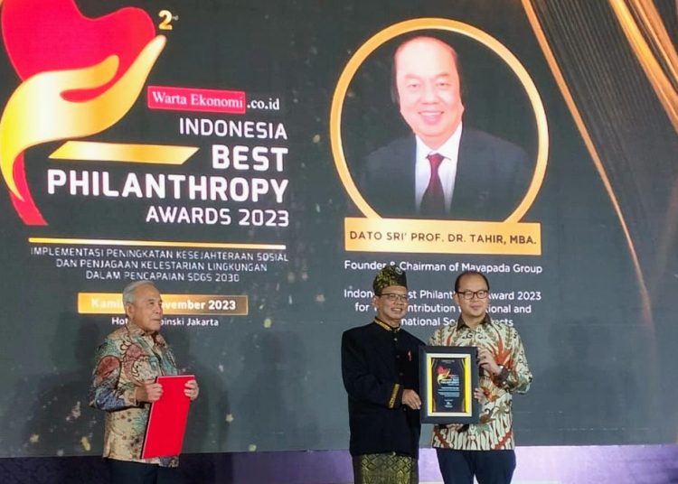 Dato Sri Tahir Dianugerahi 'Best Philanthropy Awards 2023' | Infobanknews