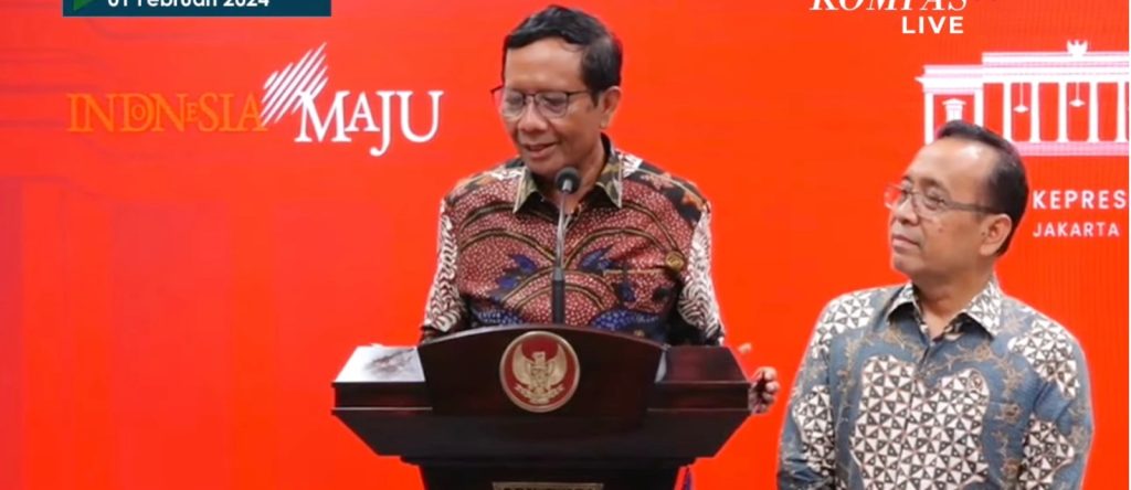 Berikut Tiga Poin Surat Pengunduran Diri Mahfud MD dari Menko Polhukam | Infobanknews