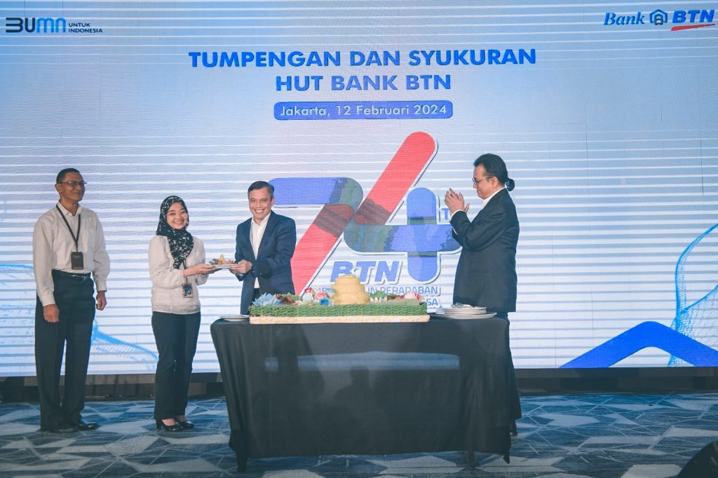 Tumpengan dan Syukuran HUT BTN ke-74 | Infobanknews