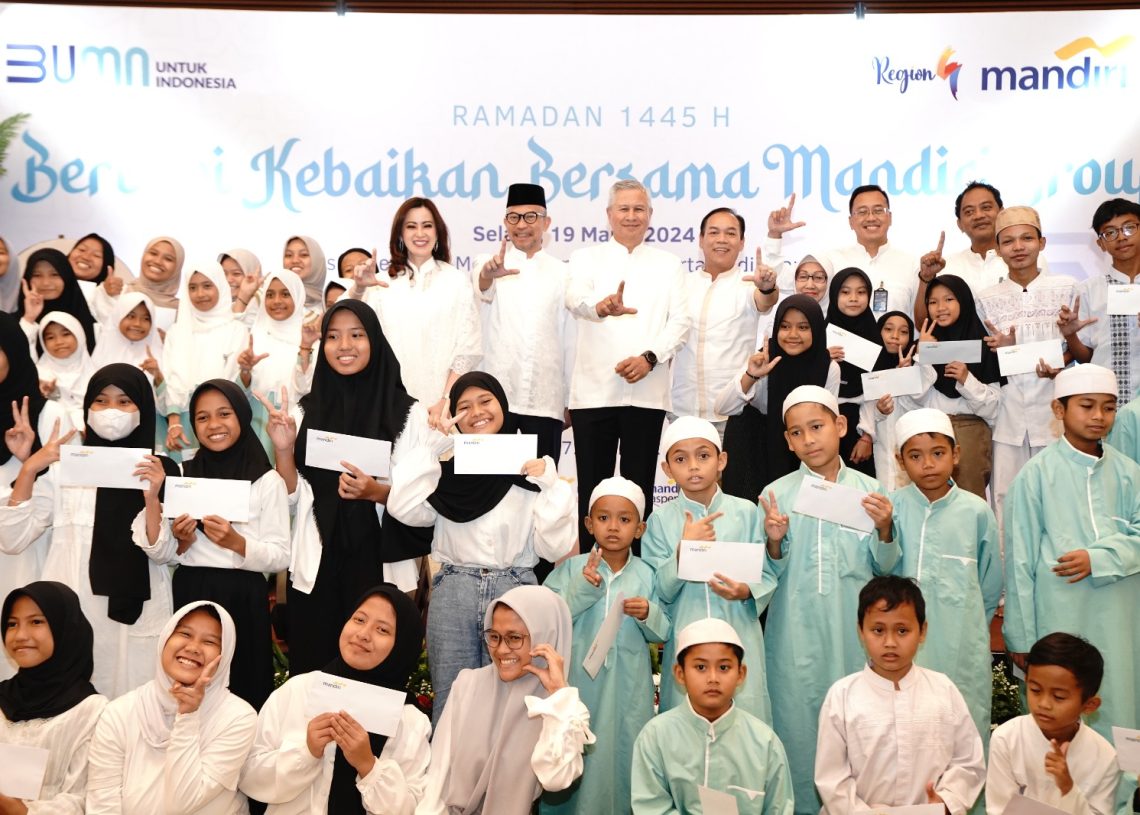 Momen Ramadan, Bank Mandiri Santuni 2.750 Anak Yatim dan Duafa | Infobanknews