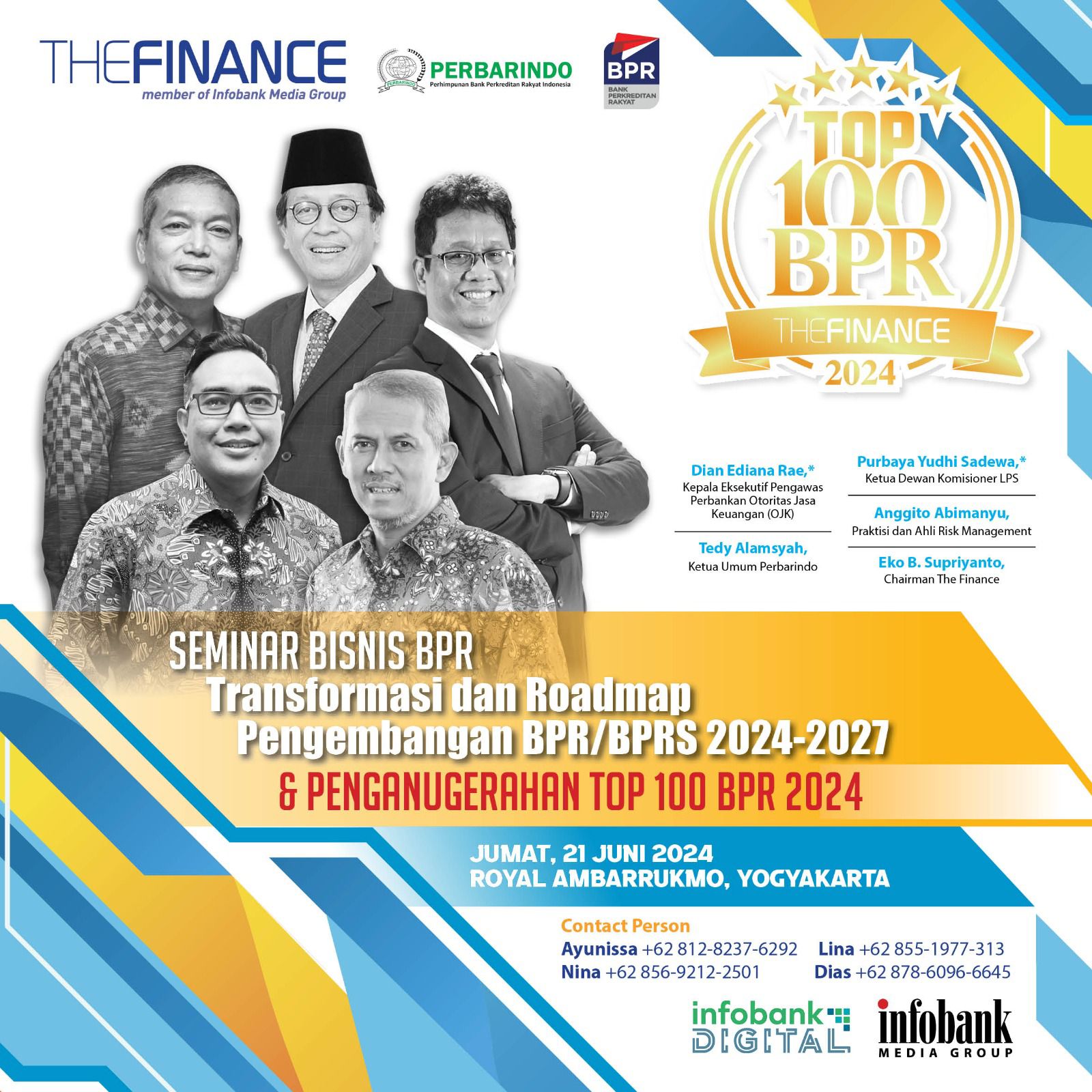 The Finance Top 100 BPR 2024: Tantangan Makin Berat di Era Suku Bunga ...