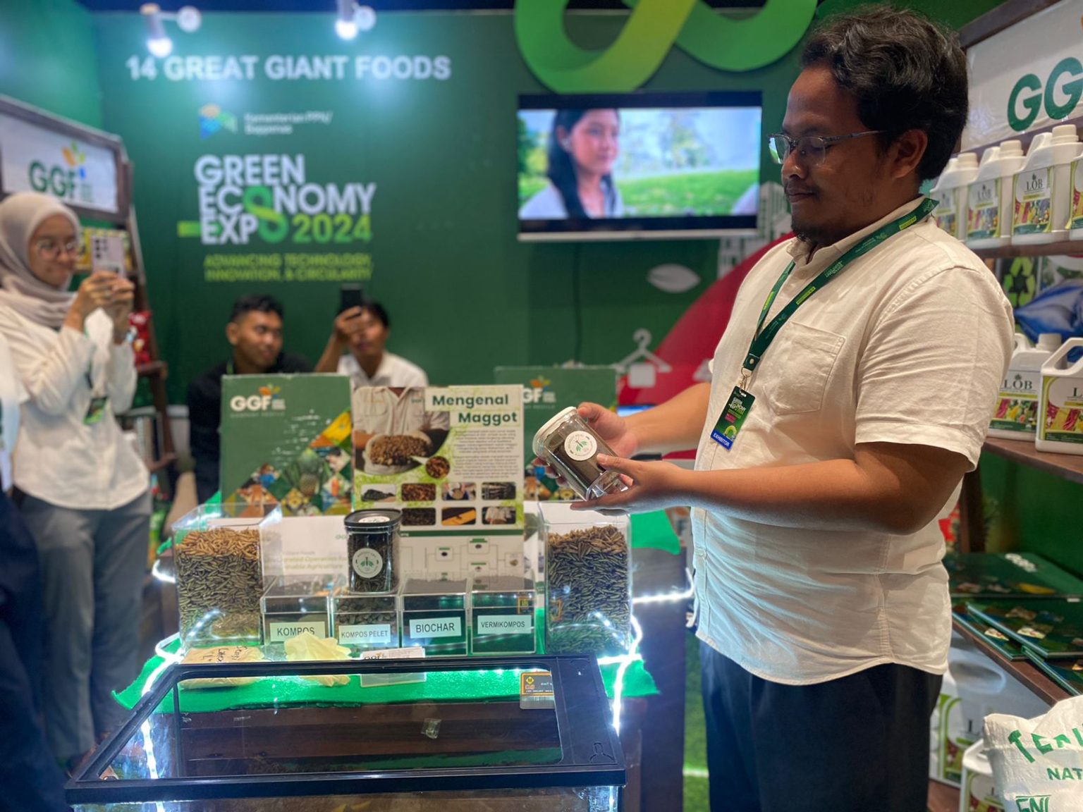 Maggot, Si ‘Pahlawan’ Pengurai Limbah Sampah Great Giant Foods | Infobanknews