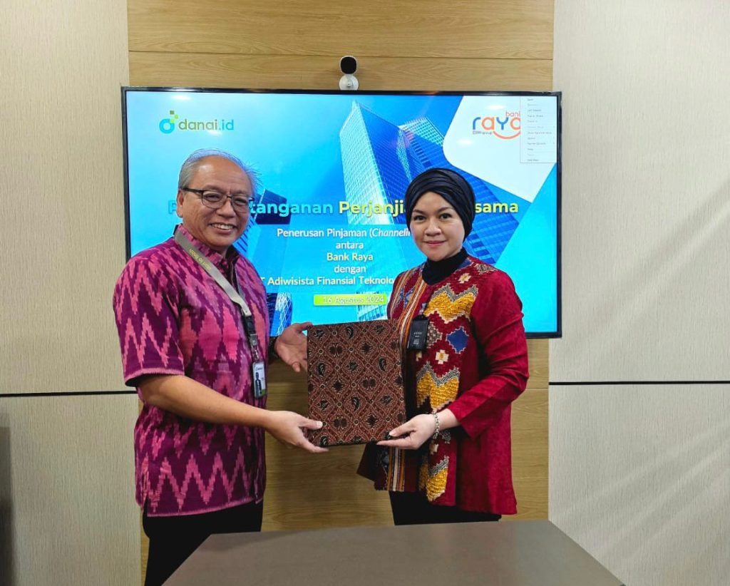 Perluas Akses Modal Usaha UMKM, Bank Raya Gandeng Fintech Lending Danai.id | Infobanknews