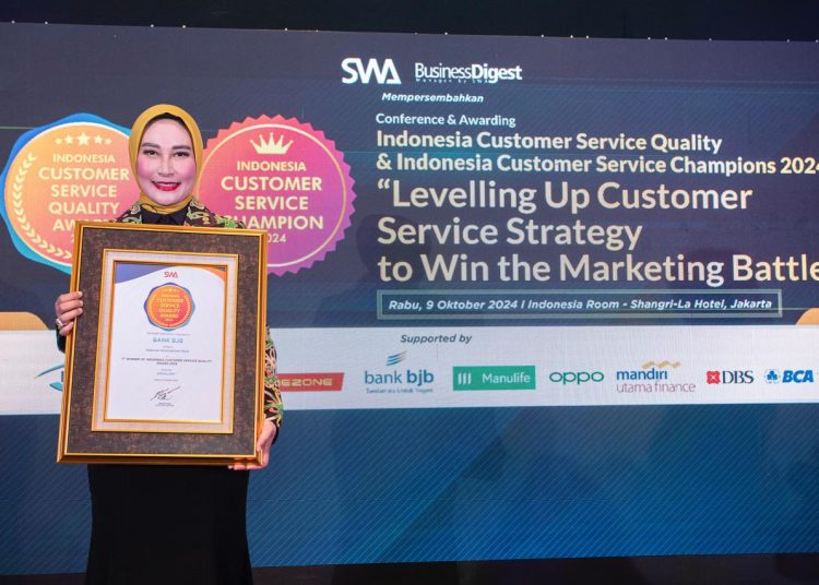 Konsisten Jaga Pelayanan Nasabah, Bank BJB Raih Penghargaan Indonesia Customer Service Quality ...