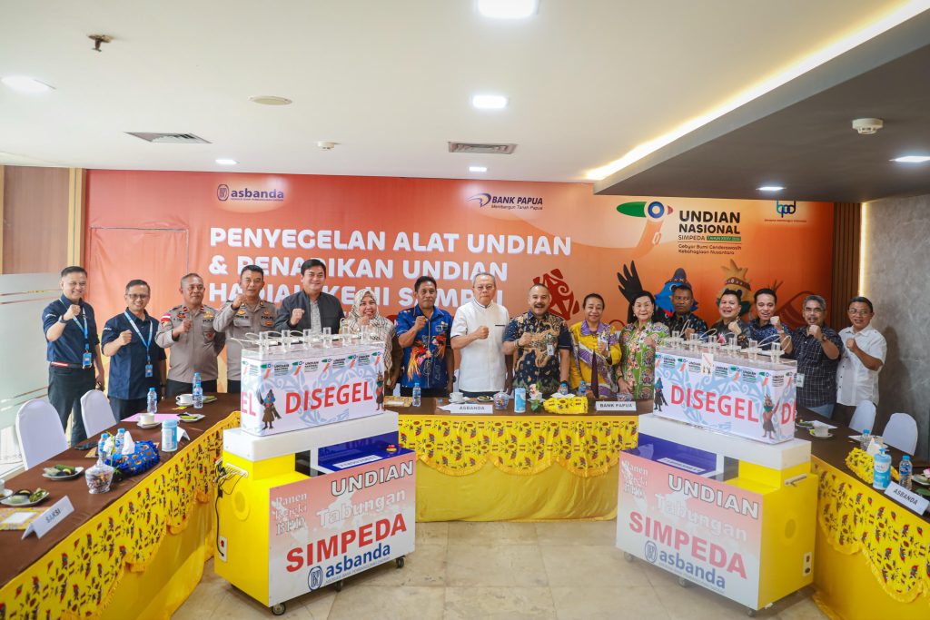 Asbanda dan Bank Papua Resmi Segel Alat Undian Tabungan Simpeda ...